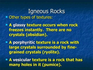 Rocks: Igneous Rocks | PPT