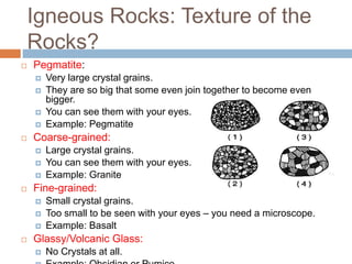 Rocks - Igneous | PPTX