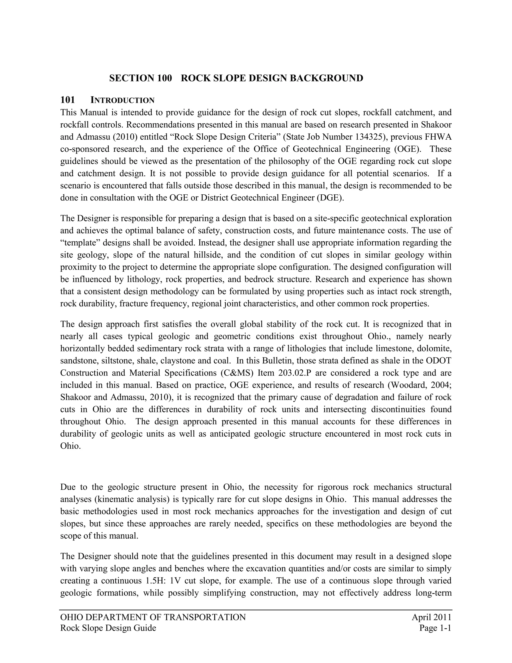 Rock slope design_guide | PDF