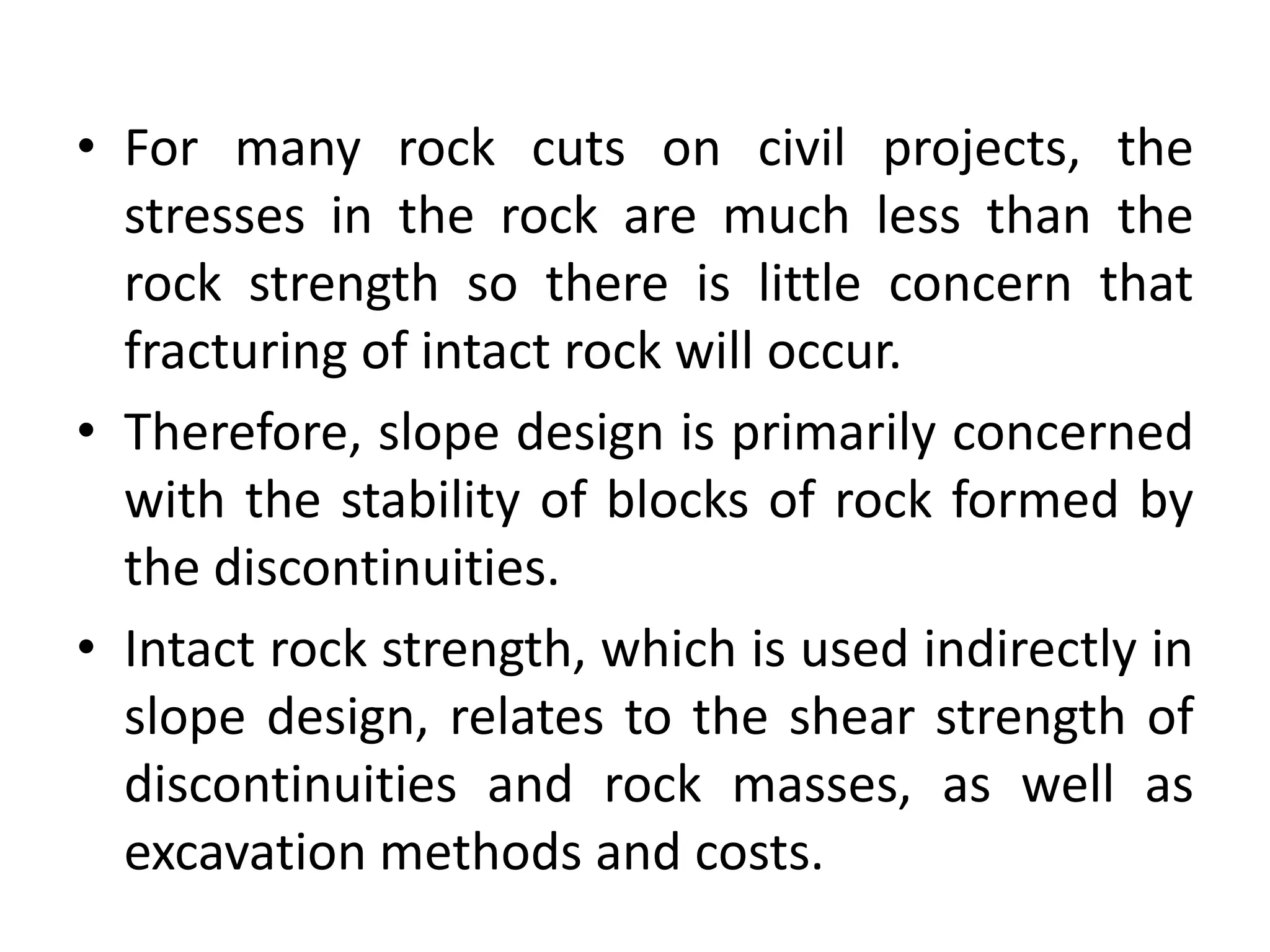 Rock slope stability analysis lec 1 | PPTX