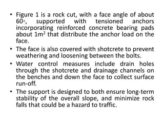 Rock slope stability analysis lec 1 | PPTX