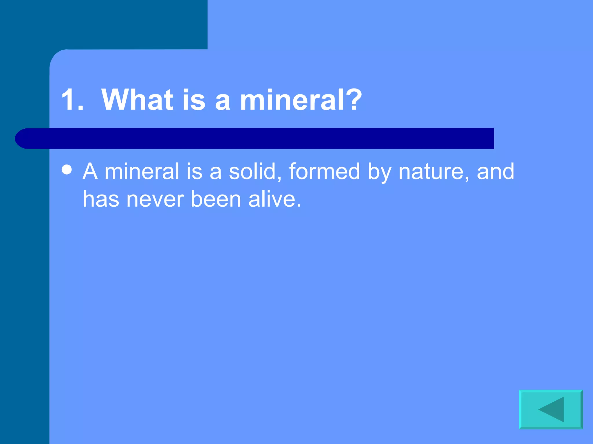 Rocks mineral and fossil power point | PPT
