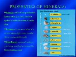 Rocks & minerals | PPTX