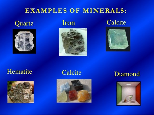 Rocks & minerals