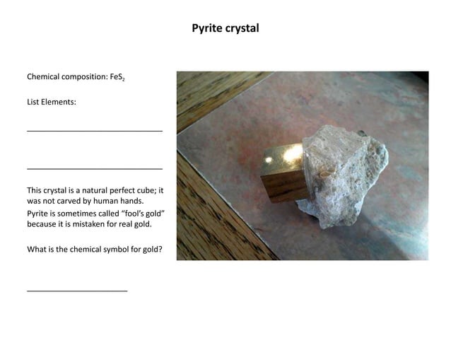 Rocks, Minerals and the Periodic Table | PPTX | Geology | Science