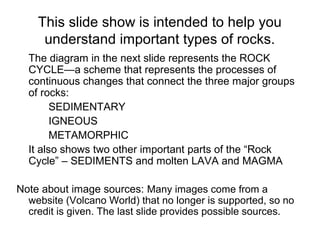 Rocks ppt | PPT