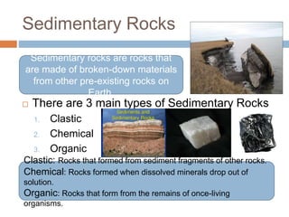 Rocks - Sedimentary | PPTX