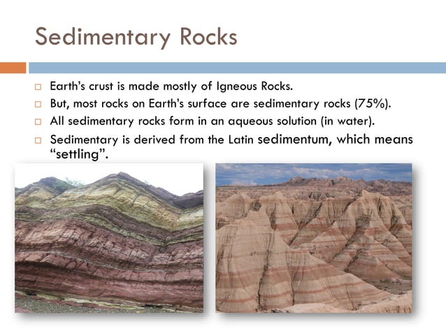 Rocks - Sedimentary | PDF