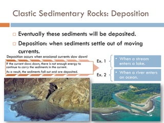 Deposition Of Sediments