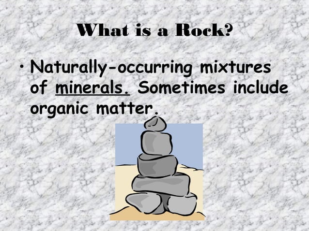 Rocks Presentation | PPT