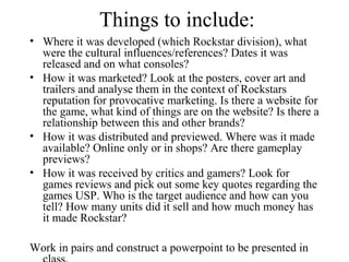 Rockstar - The Origins of the Company | PPT