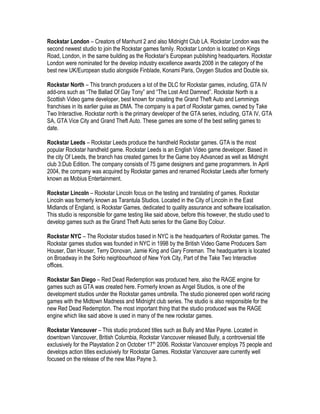 Rockstar research | DOC