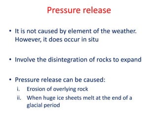 Rocks & weathering lesson 4 | PPTX