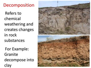 Rocks & weathering lesson 4 | PPTX
