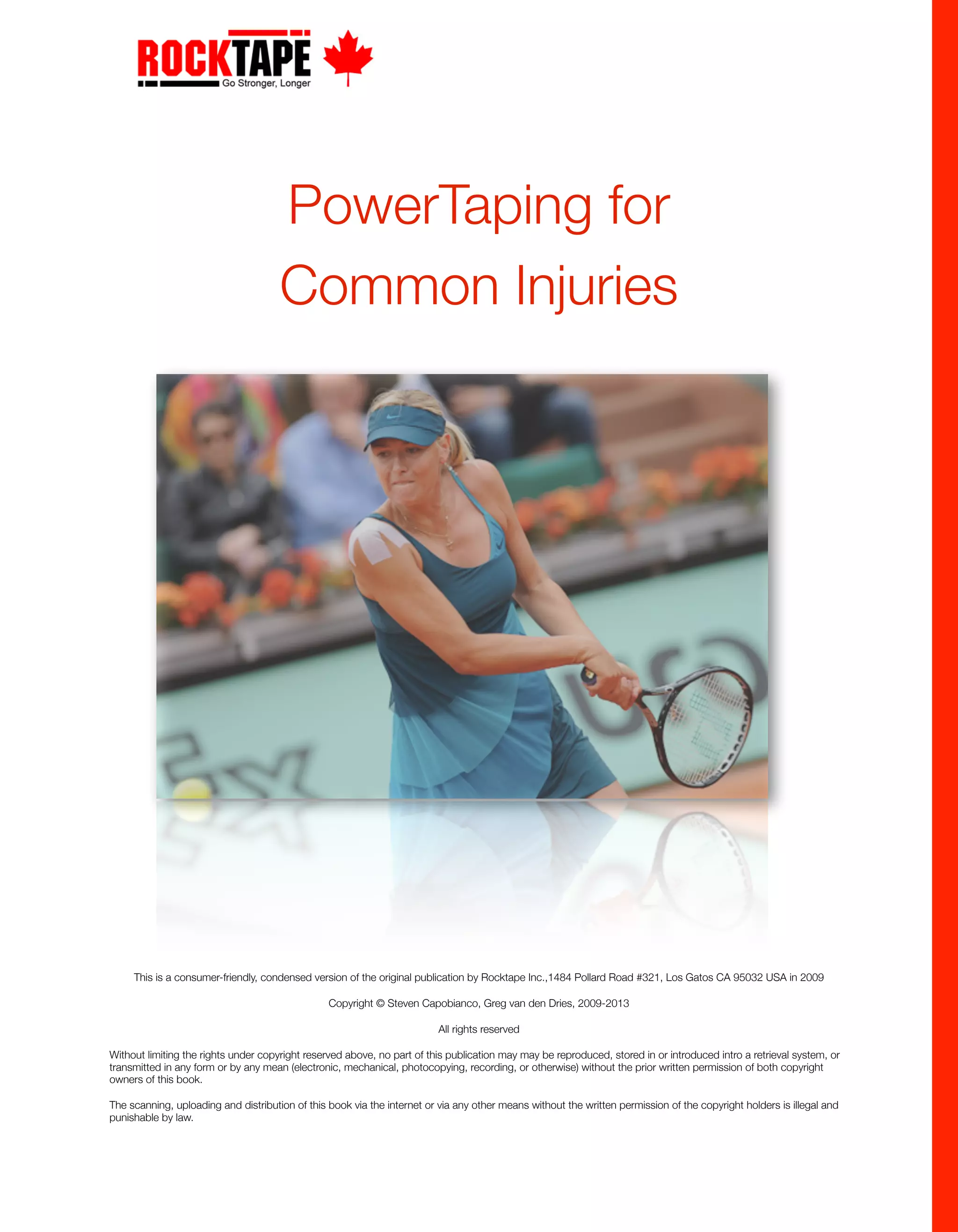 Rock tape powertaping for common injuries | PDF