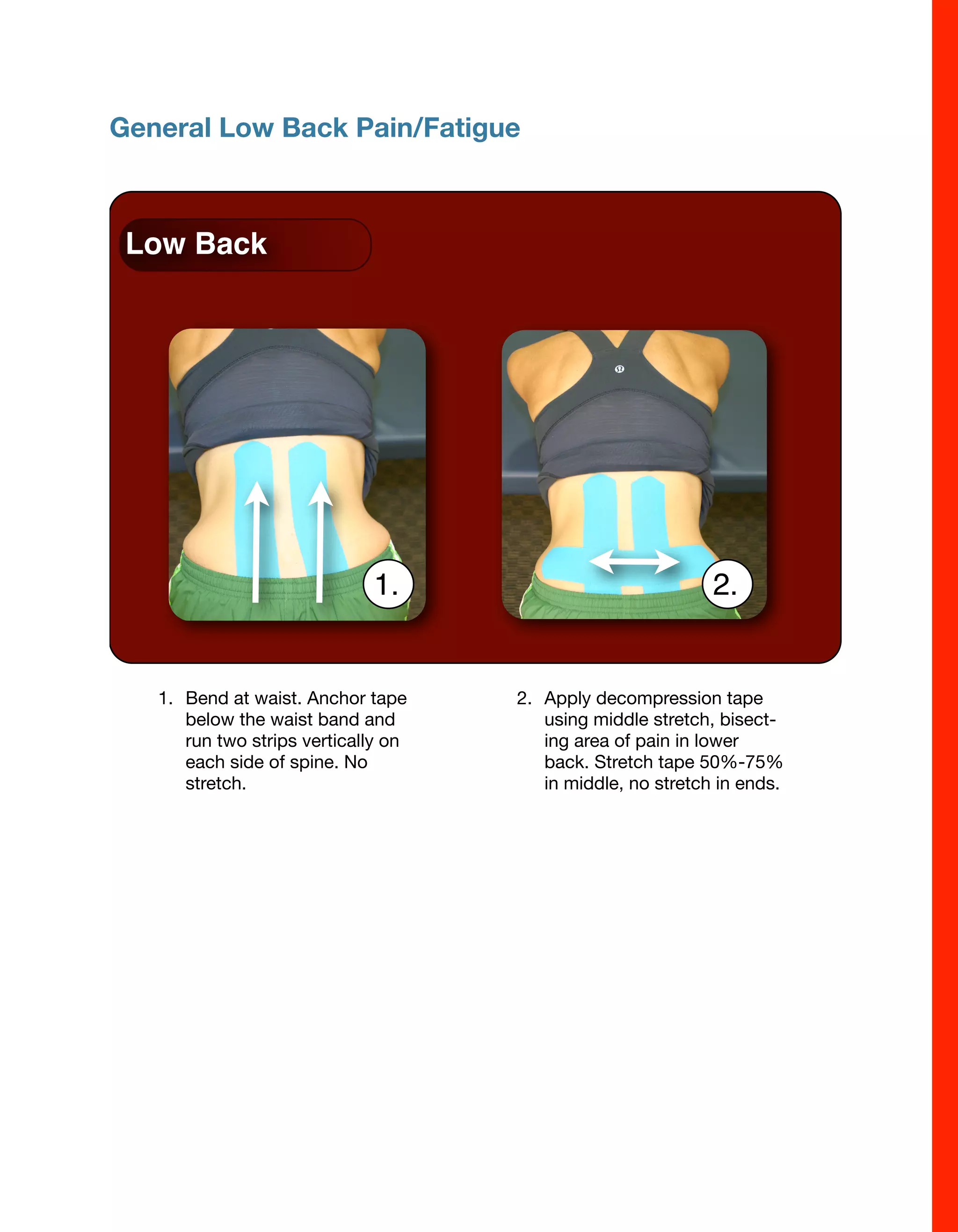 Rock tape powertaping for common injuries | PDF