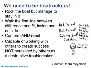 Rocking the boat and staying in it | PPT