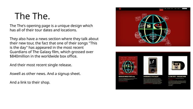 Rock Websites common themes of rock websites | PPT