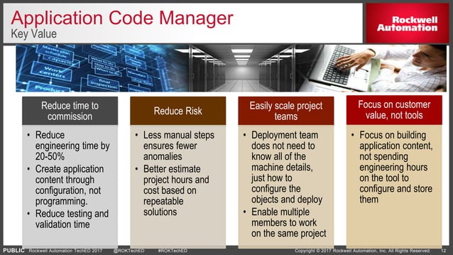 Studio 5000® Application Code Manager: Introduction and Demonstration ...