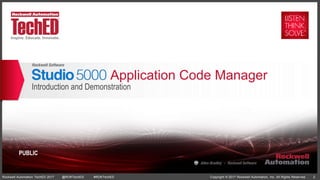 Studio 5000® Application Code Manager: Introduction and Demonstration ...
