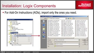 Exploring the Functionality of the Rockwell Automation® Library of ...