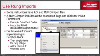 Exploring the Functionality of the Rockwell Automation® Library of ...