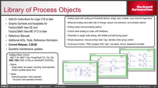 Exploring the Functionality of the Rockwell Automation® Library of ...