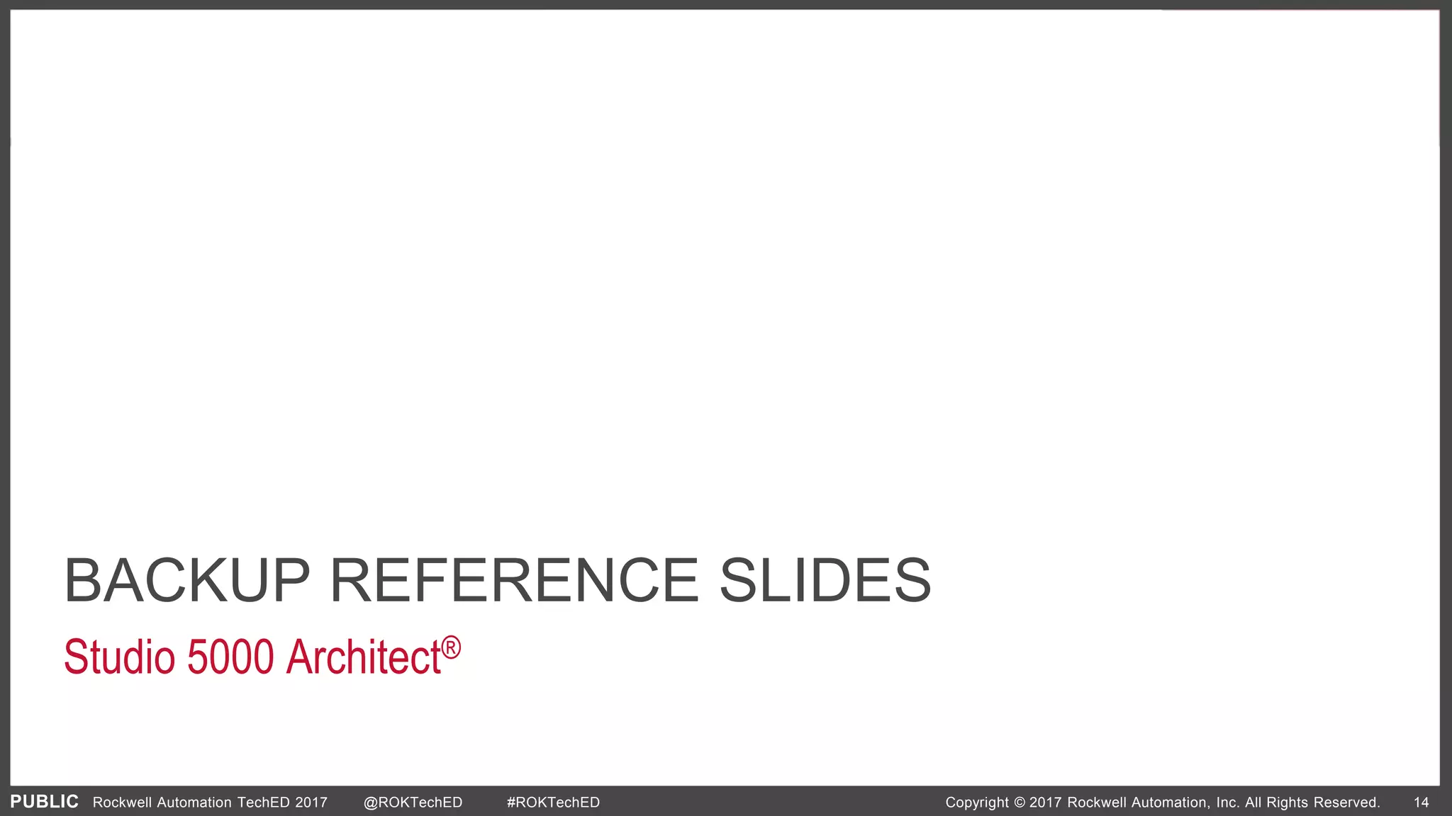 Studio 5000 Architect®: Introduction and Demostration | PPTX