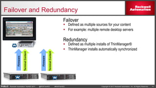 ThinManager® Delivering and Managing The Connected Enterprise ...