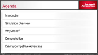 Virtual Plant Design with Arena® Simulation | PPTX