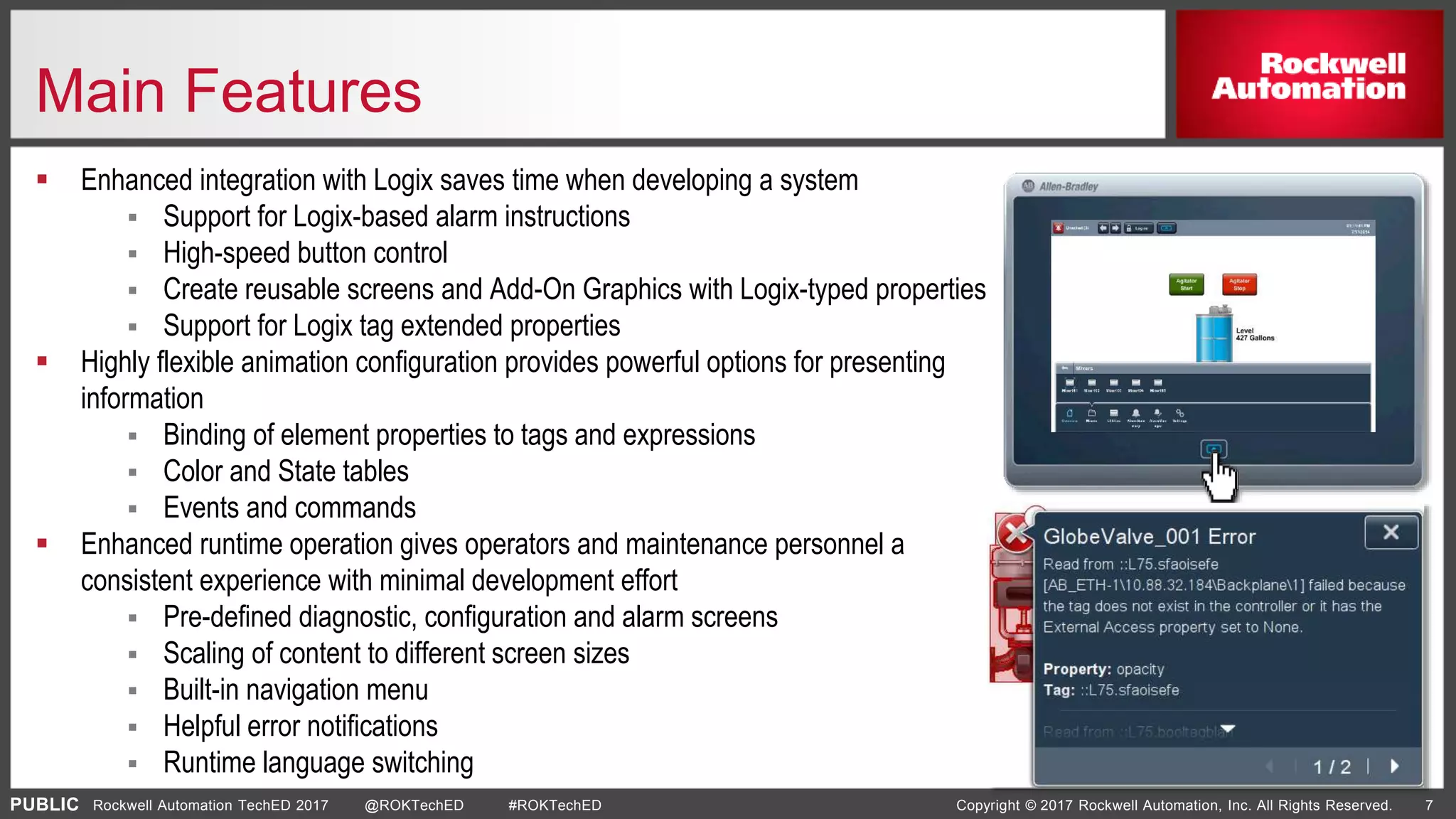 Designing Machine-level HMI with Studio 5000 View Designer® Demonstration | PPTX