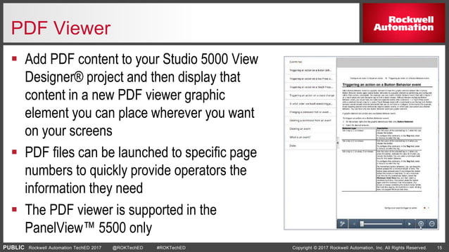 Designing Machine-level HMI with Studio 5000 View Designer ...