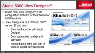 Designing Machine-level HMI with Studio 5000 View Designer ...