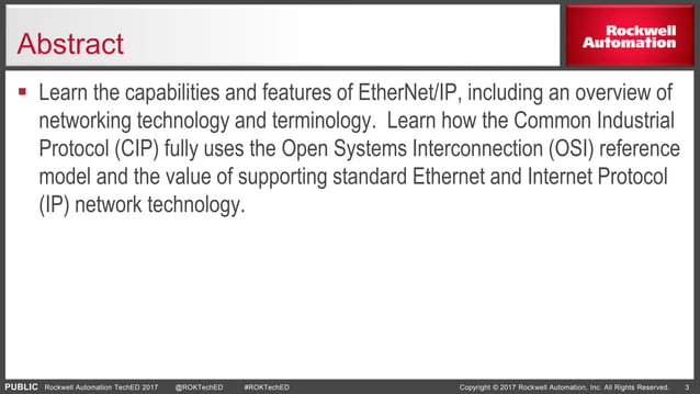 Fundamentals of Ethernet /IP Technology | PDF | Internet of Things ...