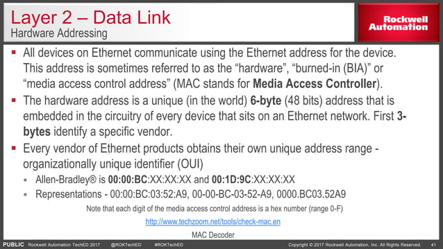 Fundamentals of Ethernet /IP Technology | PDF | Internet of Things ...