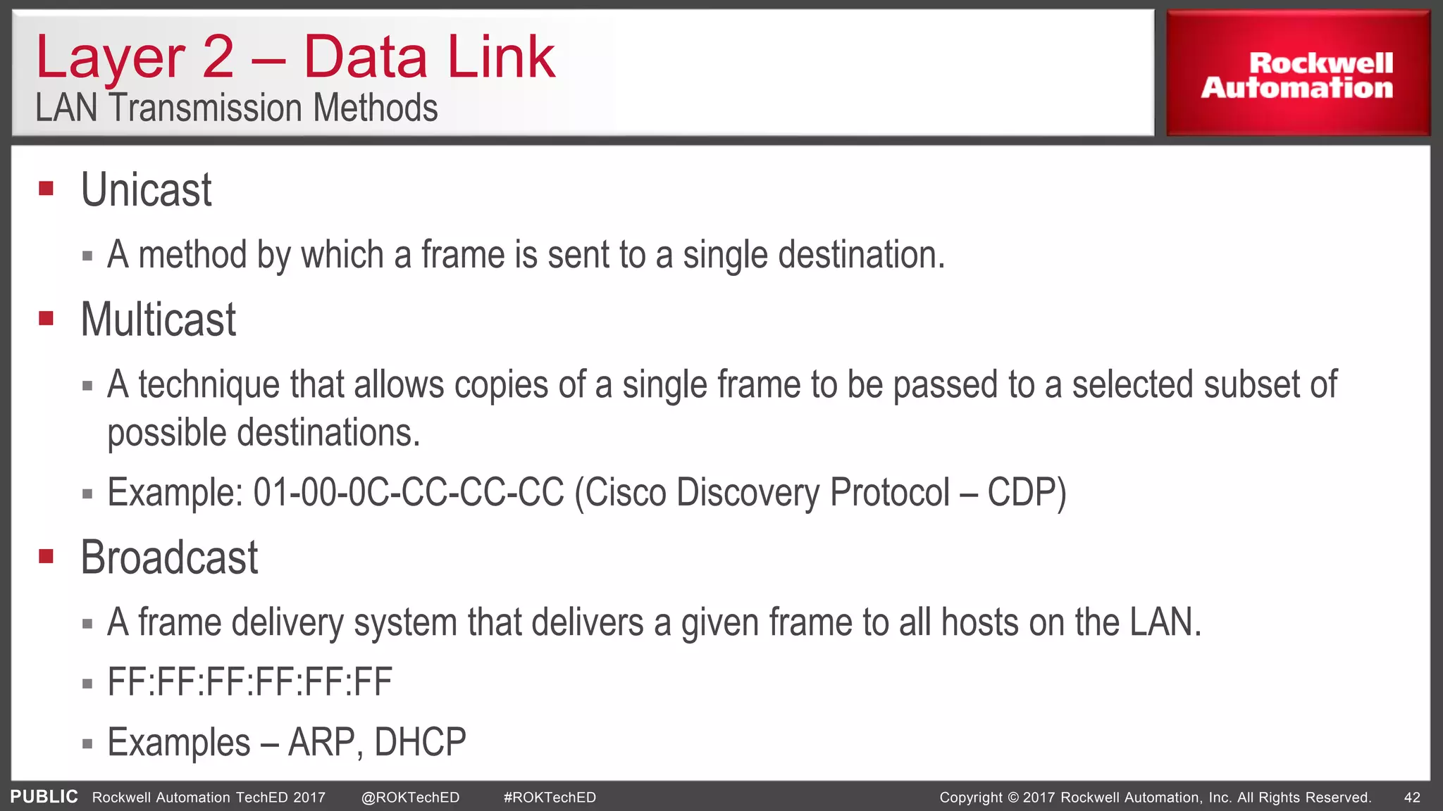 Fundamentals of EtherNet/IP Network Technology | PPTX