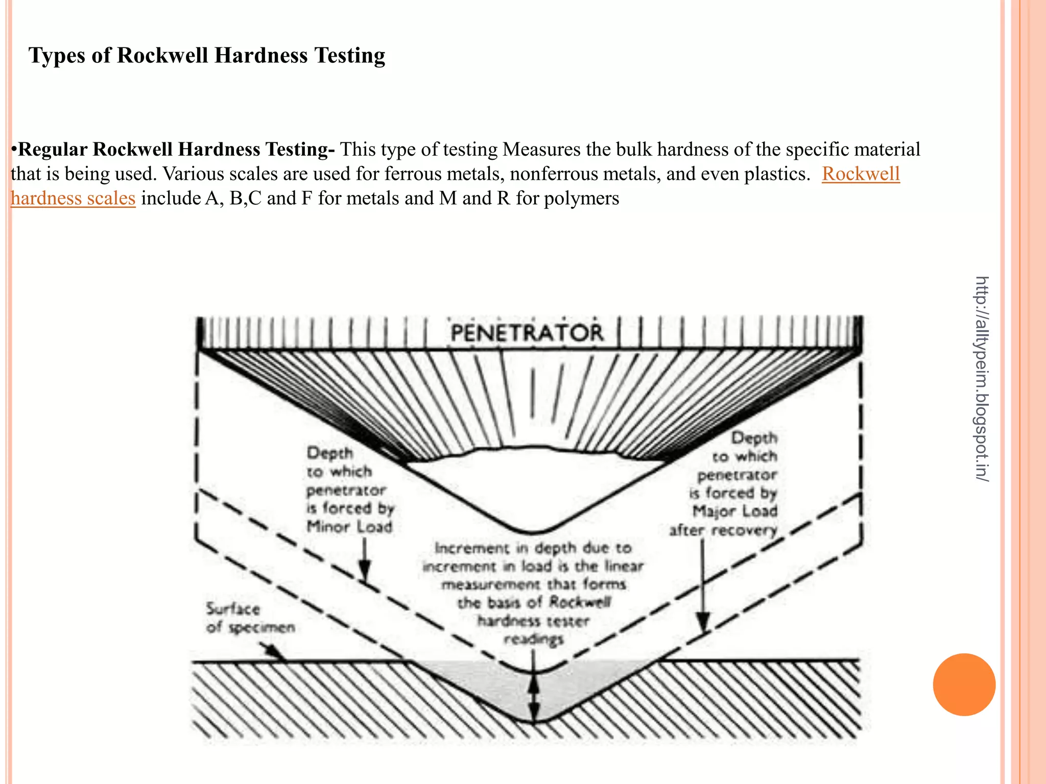 Rockwell hardness test | PPTX