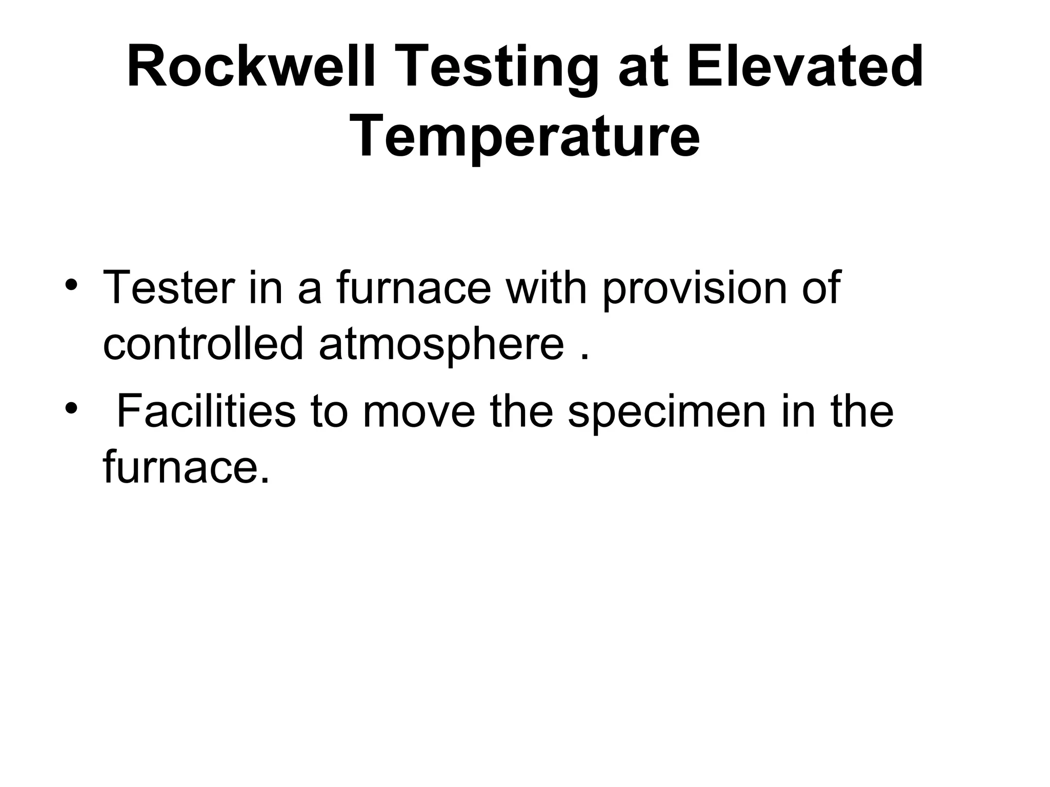Rockwell hardnes testing | PPT