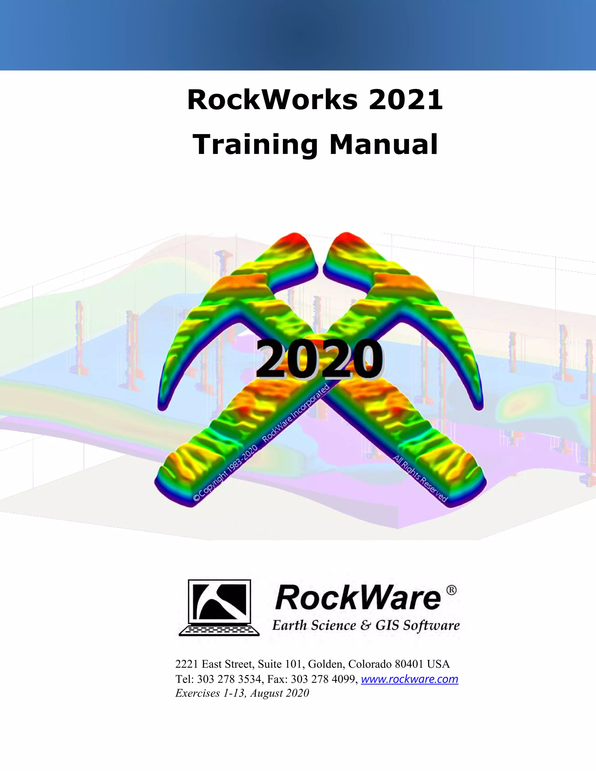 RockWorks 2021 Training Manual (1).pdf | Desktop Publishing | Computer Software and Applications