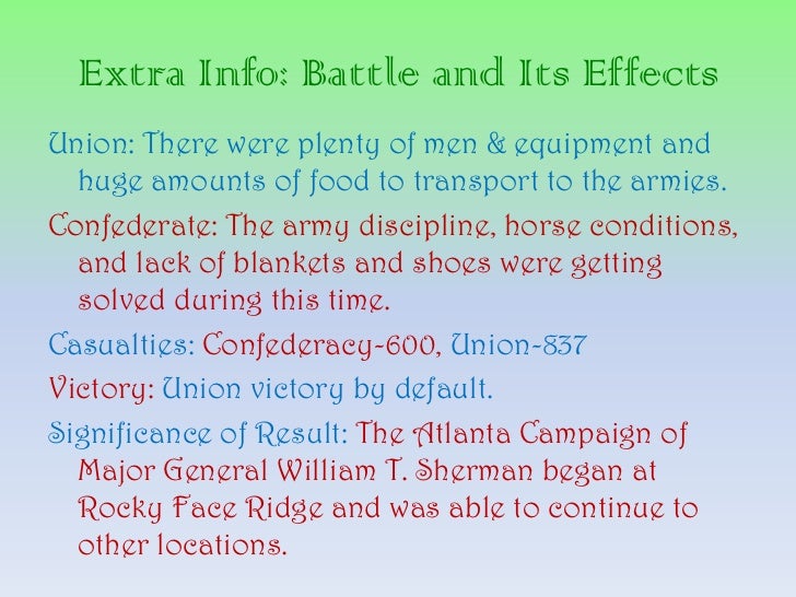 Rocky Face Ridge: Timeline and Info