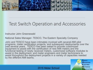 Test Switch Operation and Accessories | PPT