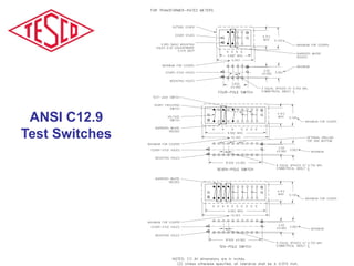 Test Switch Operation, Specifications & Accesories | PPT