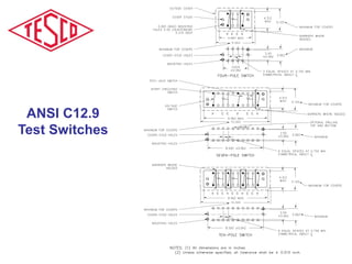 Test Switch Operation, Specifications & Accesories | PPT