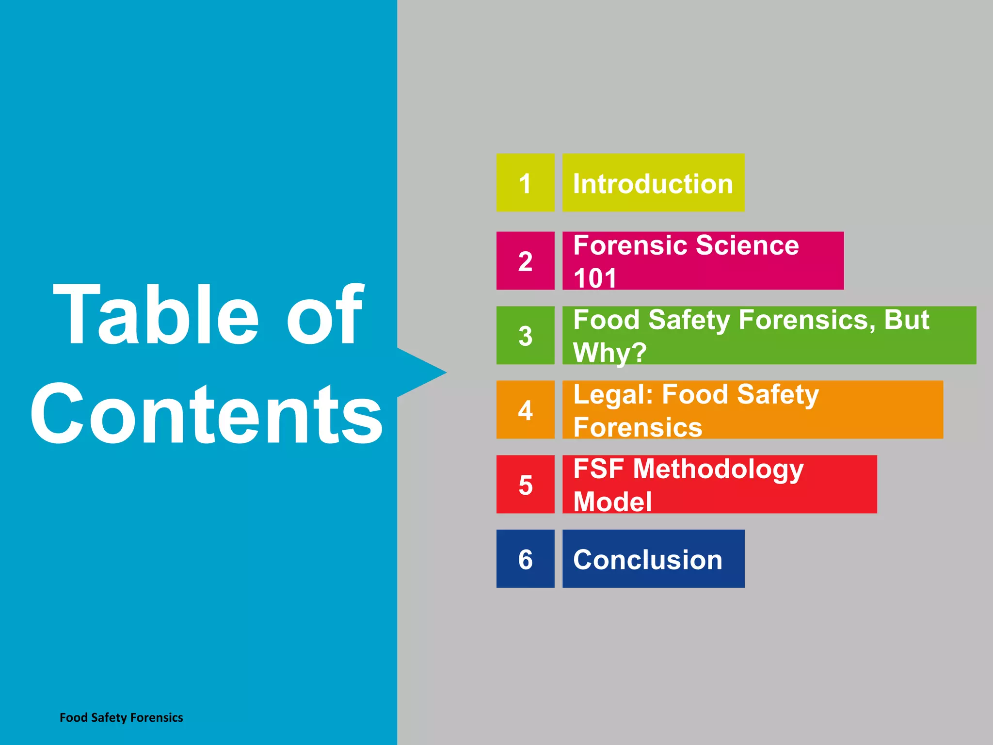 Food Safety Forensics: An Emerging Field | PDF