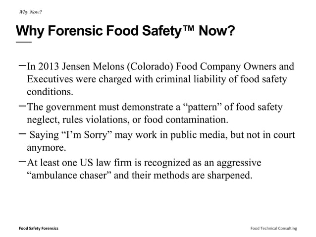 Food Safety Forensics: An Emerging Field | PDF | Food Industry | Industries