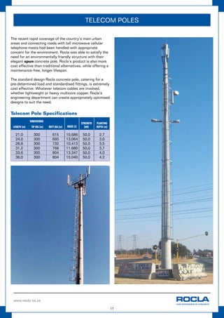 Rocla concrete pole_guide_2010 | PDF