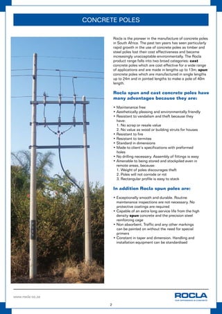 Rocla concrete pole_guide_2010 | PDF