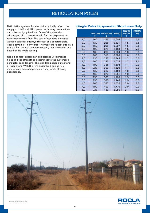 Rocla concrete pole_guide_2010
