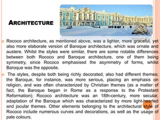 ROCOCO AND BAROQUE | PPTX