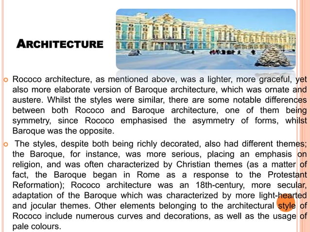 ROCOCO AND BAROQUE | PPTX